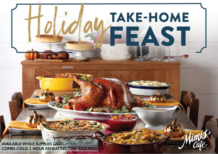 Take-Home Feast Pickup - Mimi's | mimiscatering.com