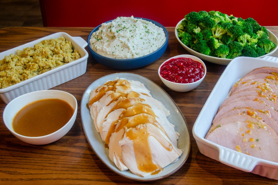 Configure Holiday Turkey and Ham Dinner Full Pan - Mimi's ...